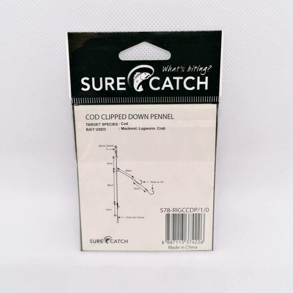 SureCatch Pro Series Cod Clipped Down Pennel Rig | FishingGear.ie